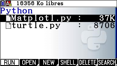 Programmation Python – Matplotlib | CASIO Éducation