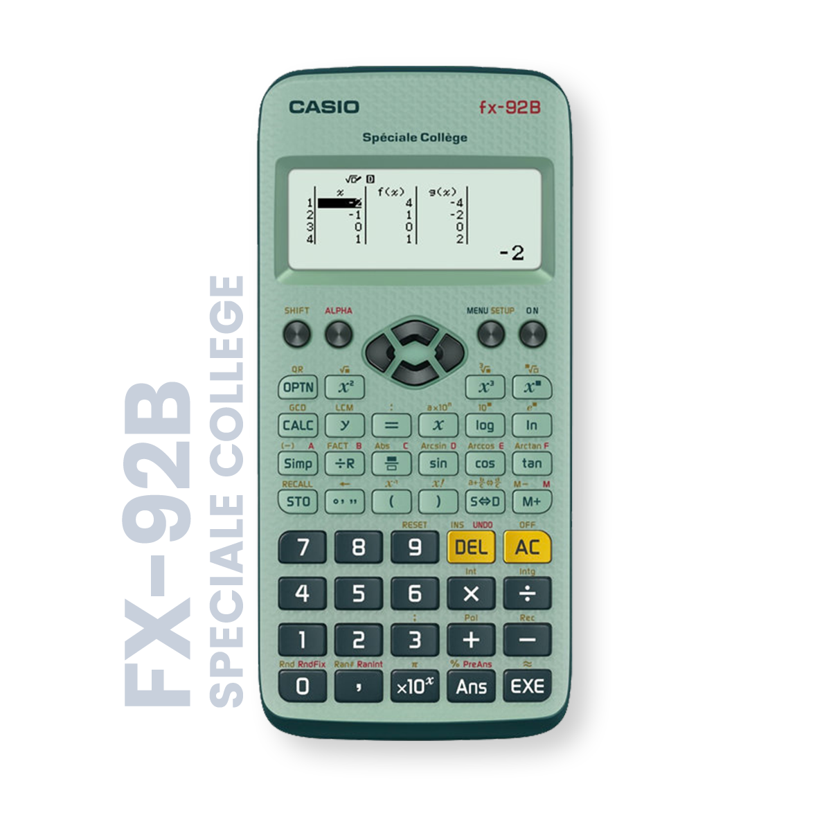 fx-92B Spéciale Collège - Wetenschappelijke rekenmachine | CASIO Education BE | CASIO Education ...