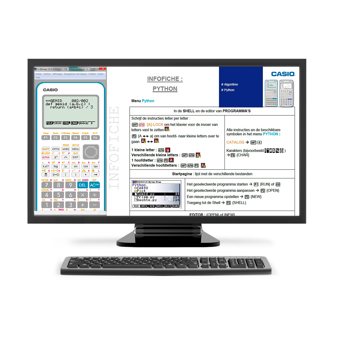 Emulator Graph 35+E II - Rekenmachine emulator | CASIO Education BE ...