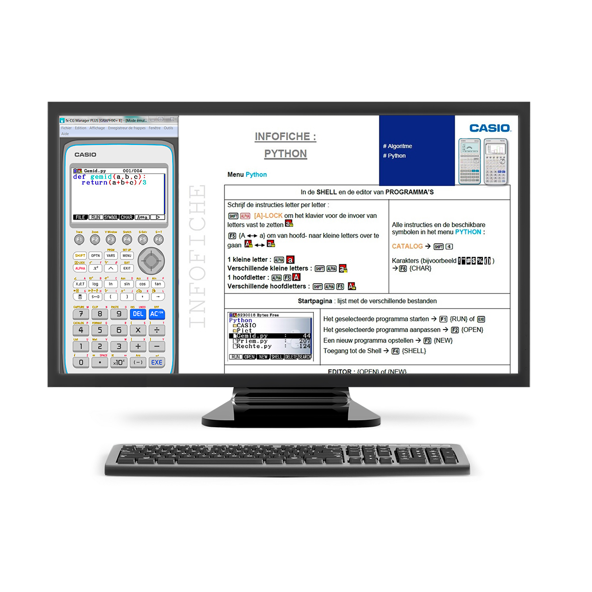 Emulator Graph 90+E - Rekenmachine emulator | CASIO Education BE ...
