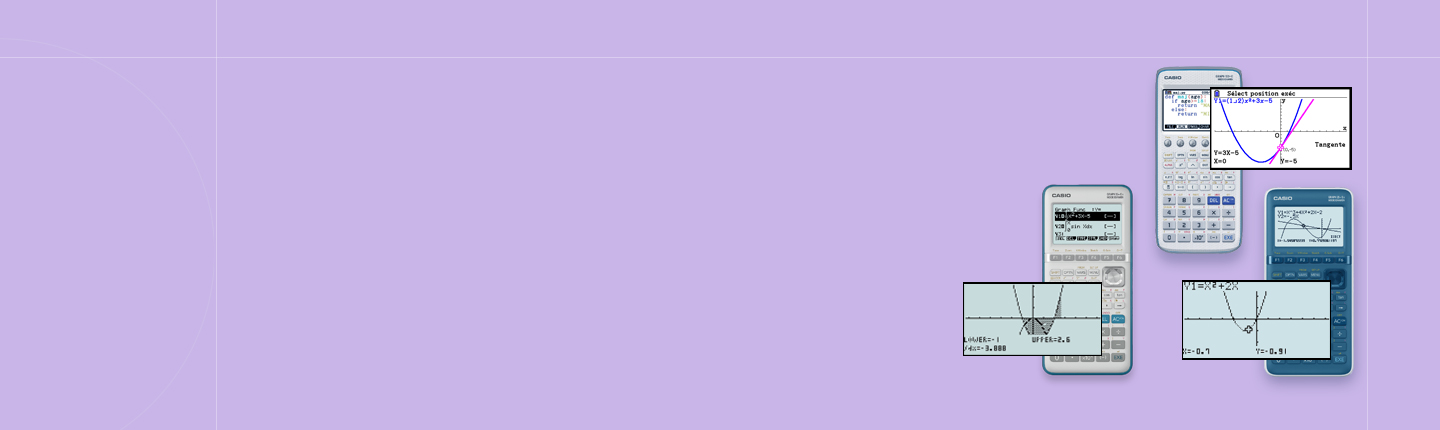 Etude de fonctions - Calculatrices - Lycée | Casio Education | CASIO ...