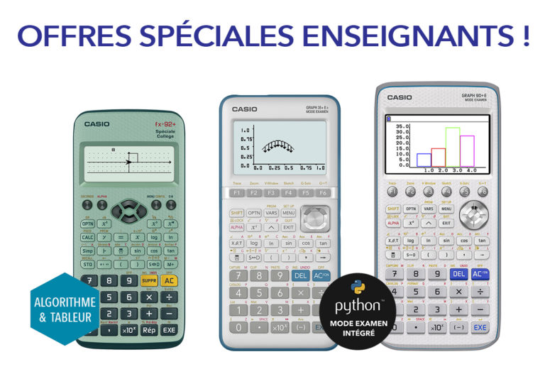 Tarifs préférentiels enseignants | CASIO Éducation