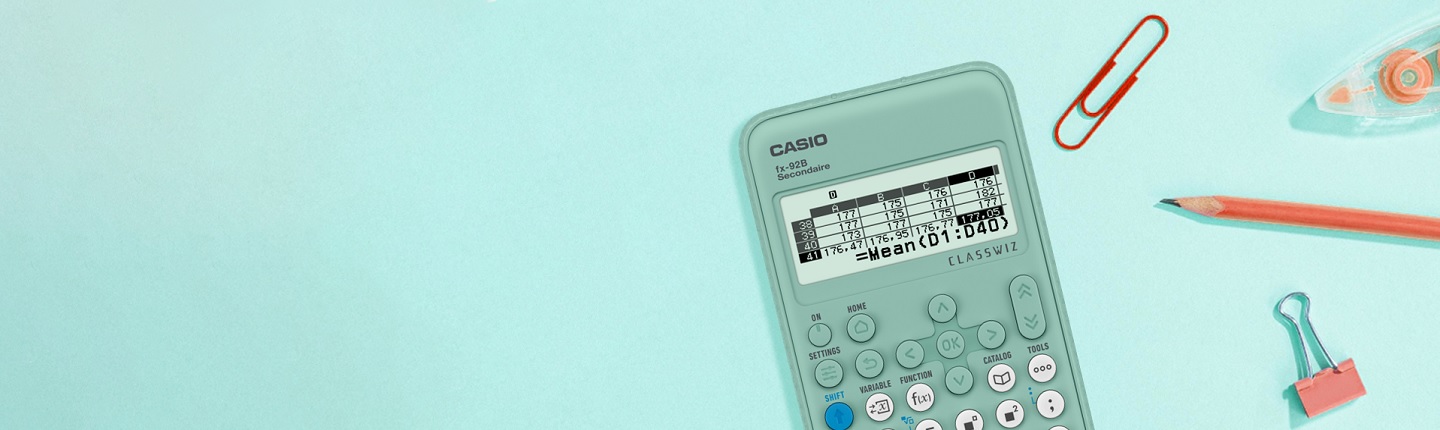 fx-92B Secondaire- Wetenschappelijke rekenmachine | CASIO Education BE ...