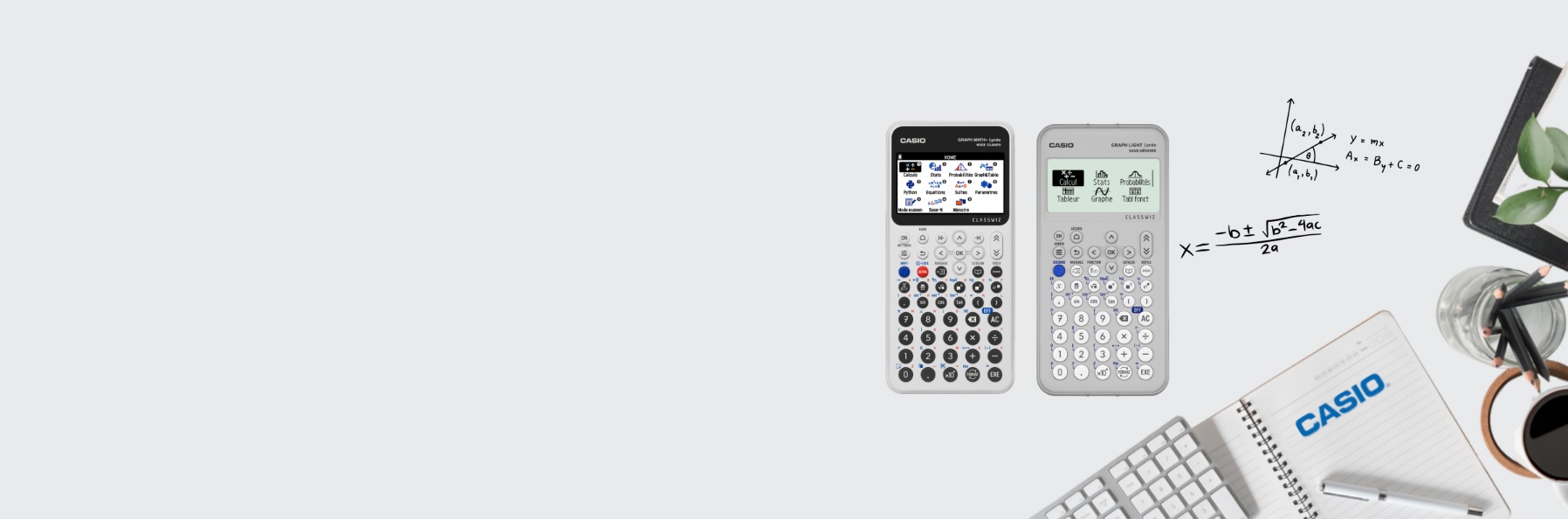 Contenus mathématiques pour le lycée : Fonctions, Équations... | CASIO ...