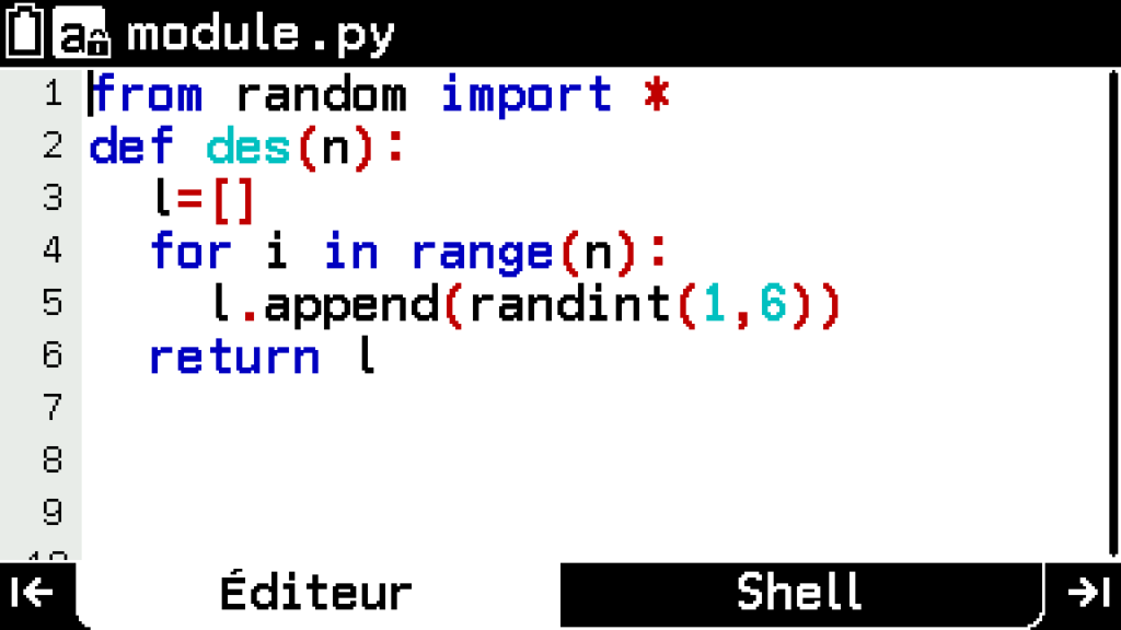 Menu Python avec la calculatrice GRAPH MATH+ - Lycée | Casio Education | CASIO Éducation