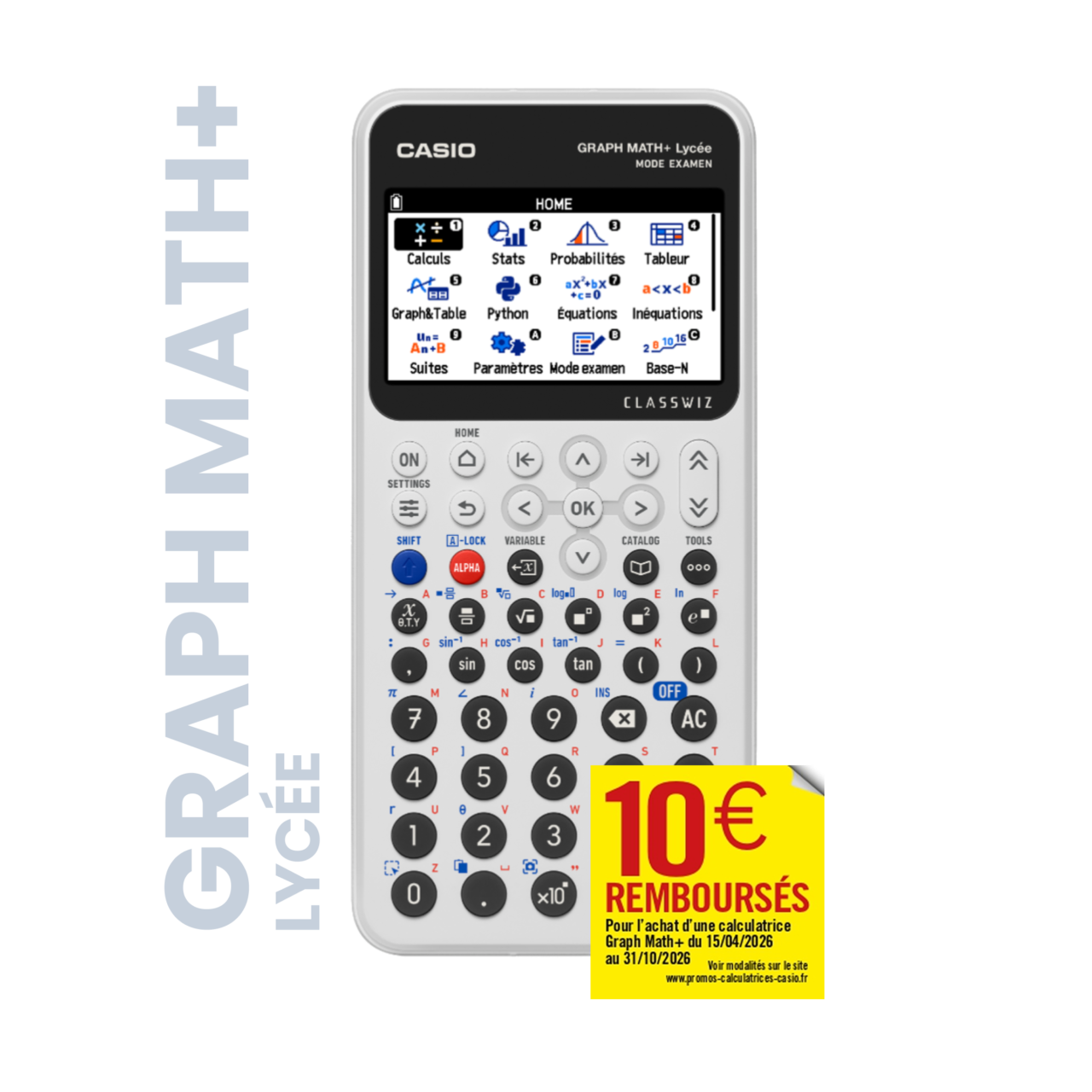 Graph Math+ Avec Python - Calculatrice Graphique | CASIO Éducation