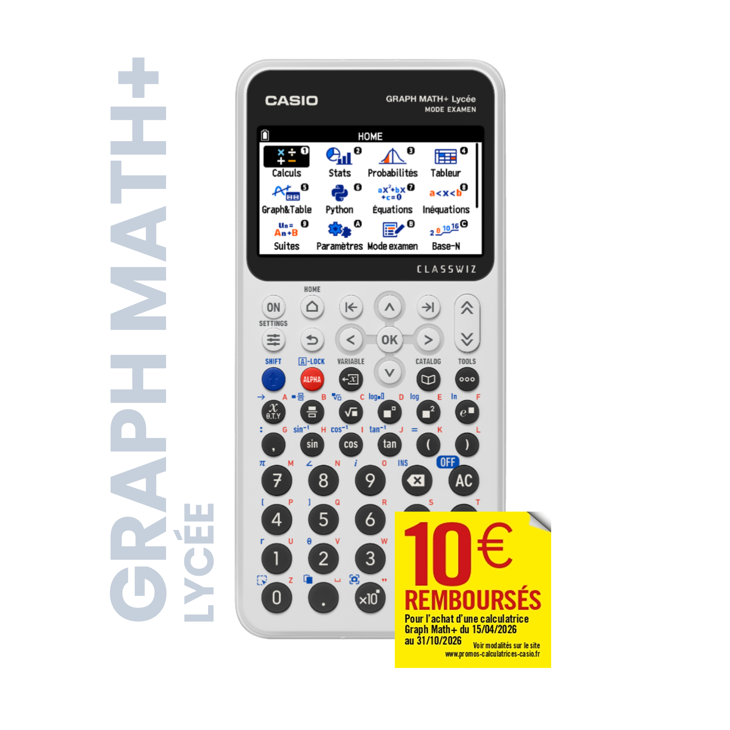 Graph Math+ Avec Python - Calculatrice Graphique | CASIO Éducation